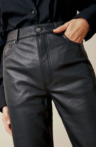Reformation Veda Cynthia Leather Pants In Black | ModeSens