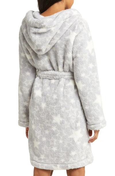 Ugg Aarti Faux Shearling Hooded Robe In Cream Stars | ModeSens