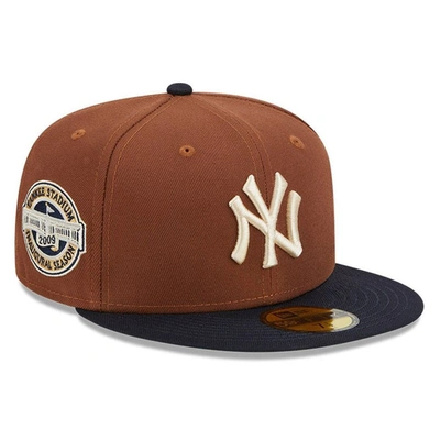 New Era Brown New York Yankees Harvest Yankee Stadium Inaugural Season ...