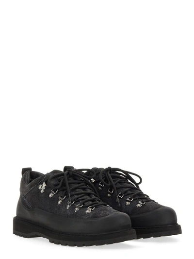 Diemme "low Rock" Hiking Boot In Black | ModeSens