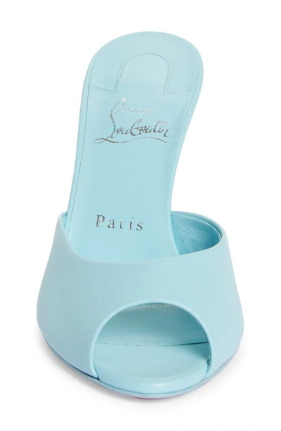 Christian Louboutin Me Dolly Peep Toe Slide Sandal In Mineral | ModeSens