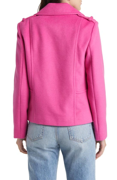 Sam Edelman Wool Blend Peacoat In Pink | ModeSens