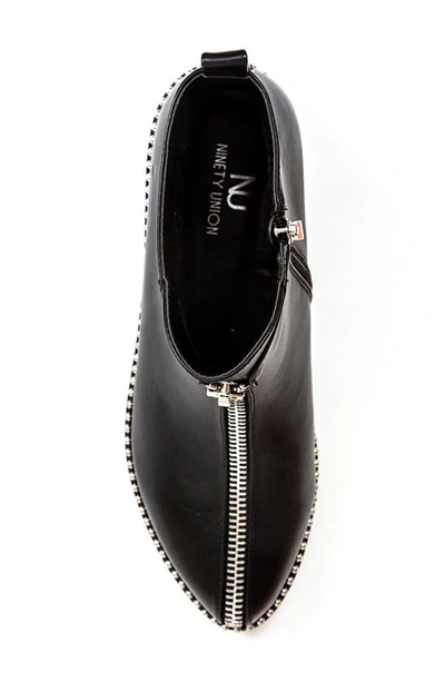 Ninety Union Zippy Front Zip Bootie In Black | ModeSens