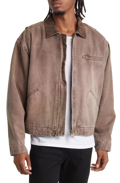 Elwood Petrol Denim Jacket In Phantom | ModeSens