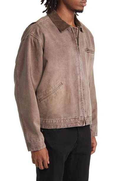 Elwood Petrol Denim Jacket In Phantom | ModeSens