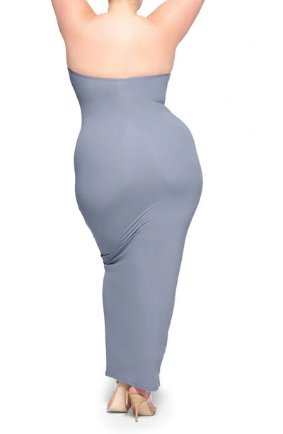 Skims Fits Everybody Strapless Body-con Dress In Slate | ModeSens