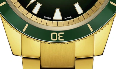 Rado Captain Cook Automatic Green Dial Mens Watch R32136323 In Black ...