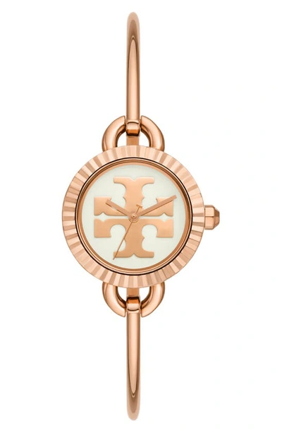Tory Burch The Miller Rose Gold Tone Stainless Steel Watch And ...