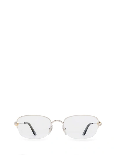 Cartier Eyeglasses In Silver | ModeSens