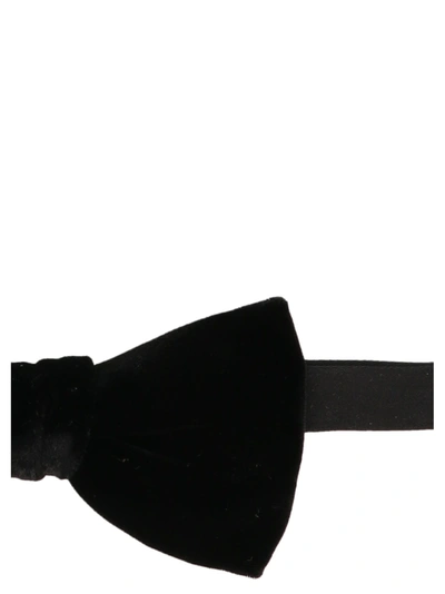 Saint Laurent Velvet Papillon Ties, Papillon Black | ModeSens