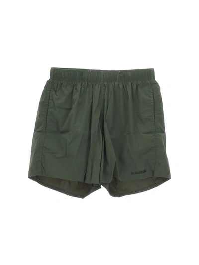 Jil Sander Beachwear & Bikinis In Medium Green | ModeSens
