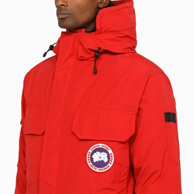 Canada Goose Expedition Red Nylon Parka Men | ModeSens