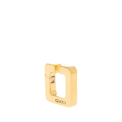 Gucci Logo Engraved Ear Cuff Female Gold | ModeSens