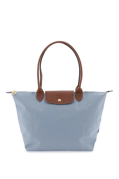 Longchamp Le Pliage Original L Shoulder Bag In Grey | ModeSens