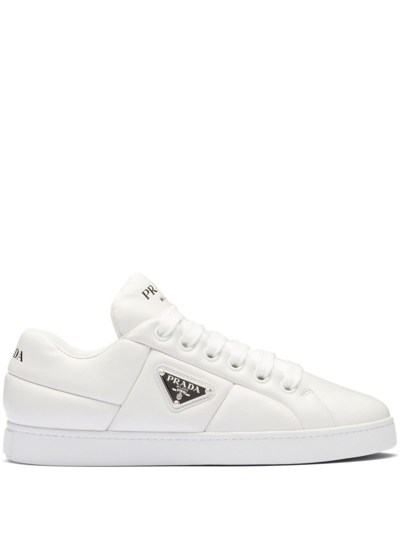 Prada Sneaker Pelle Bianco In White | ModeSens