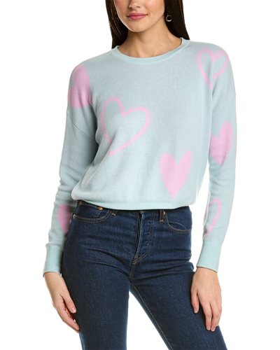 Wispr Heart Victory Silk-blend Sweater In Pink | ModeSens