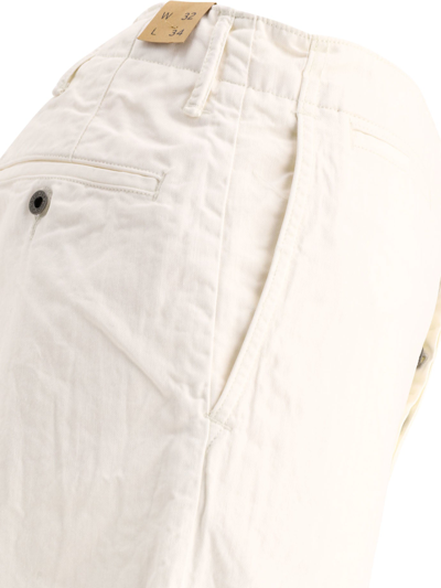 Rrl By Ralph Lauren Herringbone Twill Field Trouser In White | ModeSens