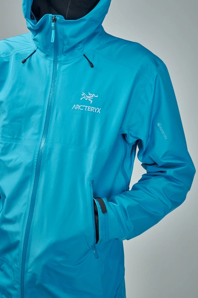 Arc'teryx Arcteryx Mens Blue Tetra Beta Brand-embroidered Regular-fit ...