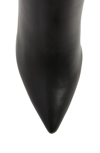 Jeffrey Campbell Pillar Pointed Toe Over The Knee Boot In Black Modesens