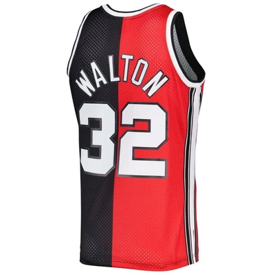 Mitchell & Ness Bill Walton Red/black Portland Trail Blazers Hardwood ...