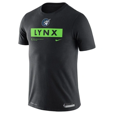 Nike Black Minnesota Lynx Practice T-shirt | ModeSens