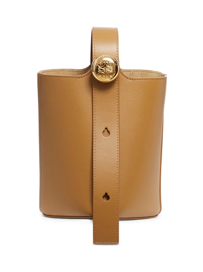 Loewe Pebble Bucket Mini In Nude & Neutrals | ModeSens