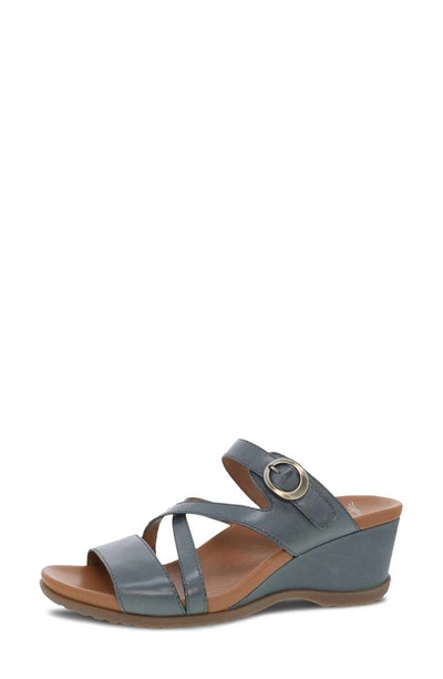 Dansko Ana Wedge Sandal In Denim | ModeSens