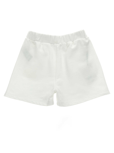 Balmain Kids' Logo Buttons Shorts In White | ModeSens