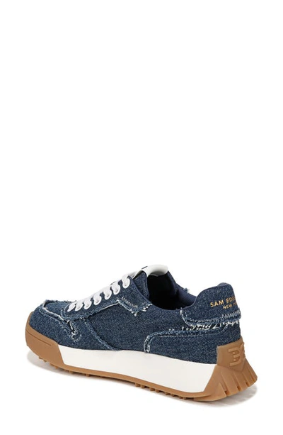 Sam Edelman Layla Denim Sneaker In Blue Multi | ModeSens