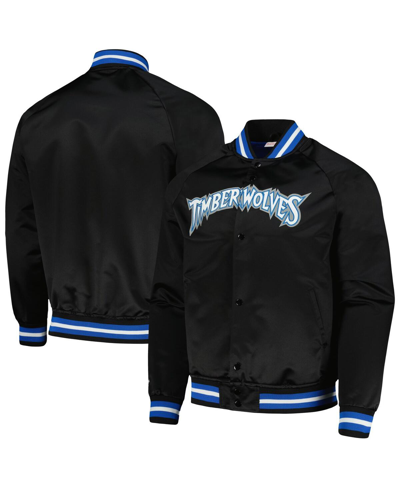 Mitchell & Ness Men's Black Minnesota Timberwolves Hardwood Classics ...