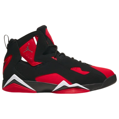 Jordan Men's True Flight Shoes In Black/chrome/univ Red | ModeSens