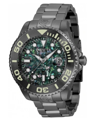 Pre-owned Invicta Pro Diver Automatic Men's 47mm Grand Diver Abalone ...