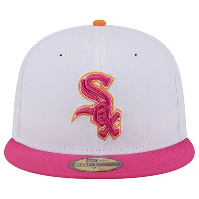 New Era Men's White, Pink Chicago White Sox 2005 World Champions ...