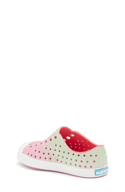 Native Shoes Kids' Jefferson Bling Glitter Slip-on Sneaker In Celadon ...