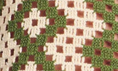 Sandro Crochet-knit Crop Top In Naturels | ModeSens