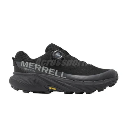 Pre-owned Merrell Agility Peak 5 Boa Gtx Gore-tex Black Men Trail ...