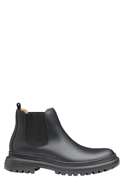 Johnston & Murphy Kelton Chelsea Boot In Black Full Grain Leather ...