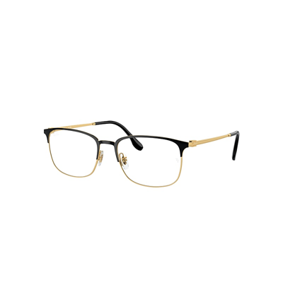 Ray Ban Rb6494 Optics Eyeglasses Gold Frame Clear Lenses Polarized 56 ...