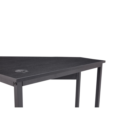 Simplie Fun Triangle Computer Desk, Corner Desk With Smooth Keyboard ...