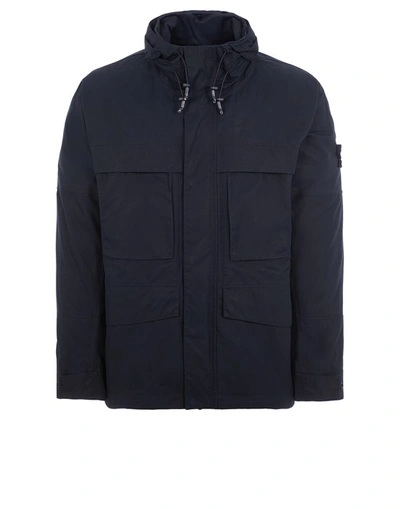 Stone Island Jacket Blue Cotton | ModeSens