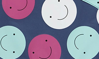 Andy & Evan Kids' Smiley Face Hooded Rain Jacket In Navy Smiley | ModeSens