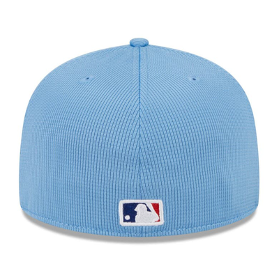 New Era Light Blue Texas Rangers 2024 Spring Training 59fifty Fitted ...