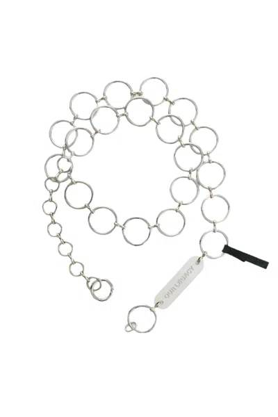 Our Legacy Y2k Chain Belt In Silver | ModeSens
