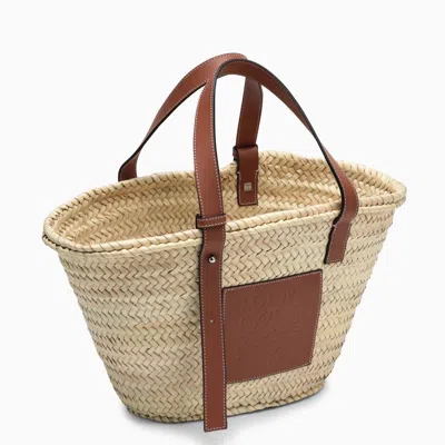 Loewe Natural Straw And Leather Bag In Silver | ModeSens