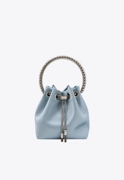 Jimmy Choo Bon Bon Bucket Bag In Blue | ModeSens