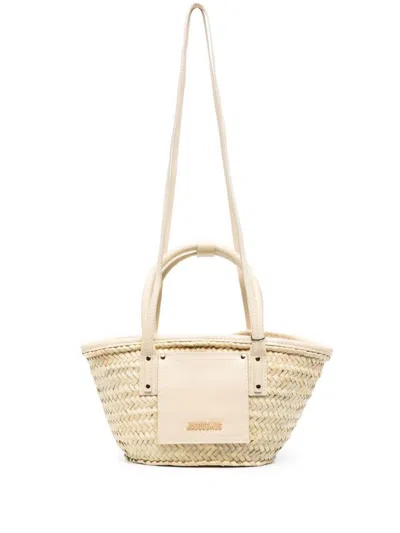 Jacquemus Le Panier Soli Bags In Ivory | ModeSens