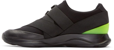 Christopher Kane Black Neon Spoiler Sneakers | ModeSens