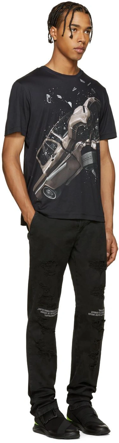 Christopher Kane Black Neon Spoiler Sneakers | ModeSens