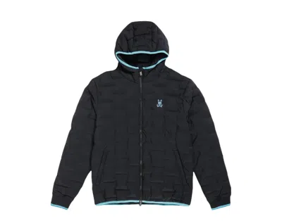 Psycho Bunny Bampton Seamless Black Down Jacket B6j325q1ns-blk | ModeSens