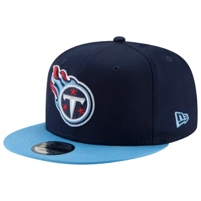 New Era Men's Navy, Light Blue Tennessee Titans Basic 9fifty Adjustable ...